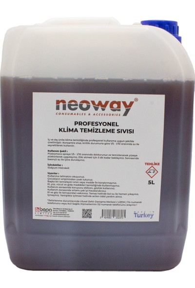 Neoway Profesyonel Klima Temizleme Sıvısı (5lt)