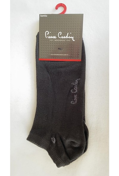 Pierre Cardin 6'lı Erkek Bambu Patik Çorap (Siyah)
