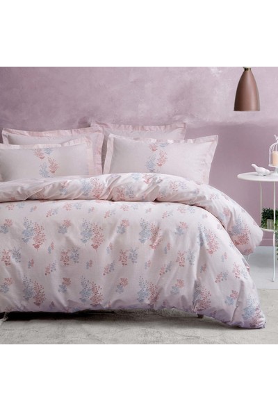 Yataş Bedding Lilya Ranforce Çift Kişilik Nevresim Takımı - Pembe