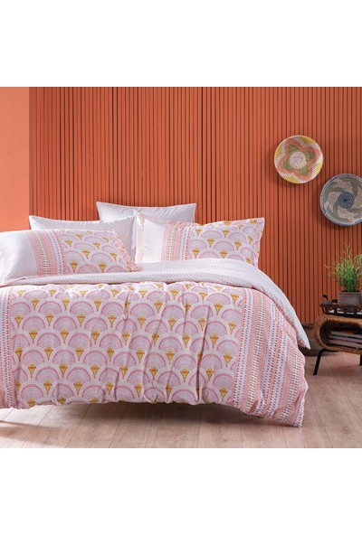 Yataş Bedding Soleil Ranforce Çift Kişilik Xl Nevresim Takımı - Pembe