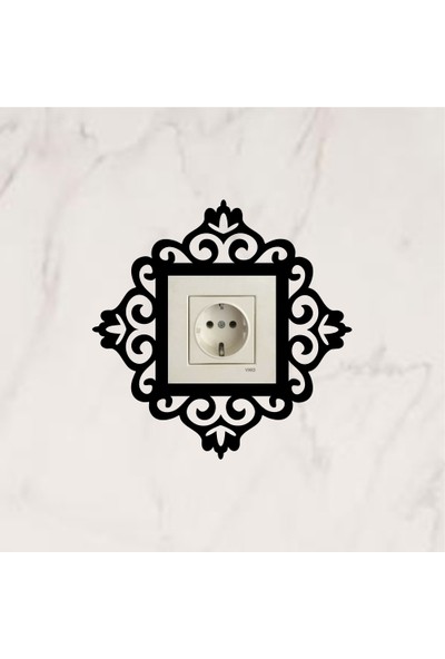 Şehrin Hediyecisi Ahşap Dekoratif Priz Çerçevesi