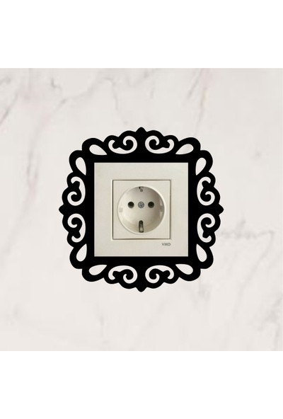 Şehrin Hediyecisi Ahşap Dekoratif Priz Çerçevesi