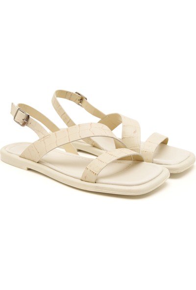 Desa Beyaz Ornella Kadın Sandalet
