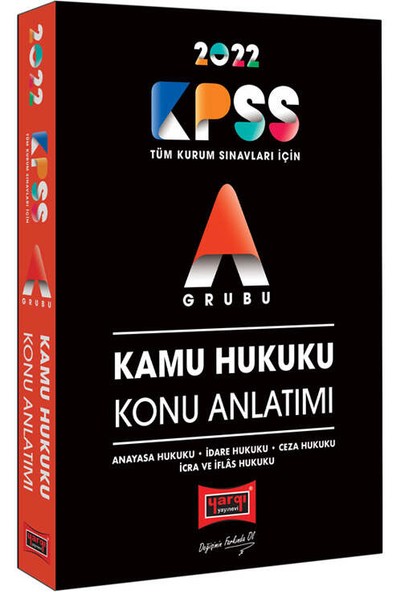 Yargı Yayınları 2022 KPSS A Grubu Kamu Hukuku Konu Anlatımı Yargı Yayınları 2022 KPSS A Grubu Kamu Hukuku Konu Anlatımı