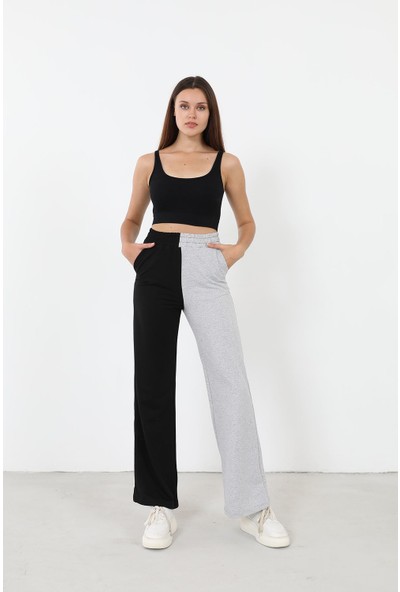 Foremia Bol Paça Eşofman Altı-Siyah/gri