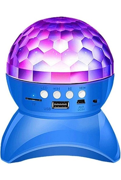 Torima L740 Disko Topu LED Işıklı Şarjlı Bluetooth Hoparlör Disco Speaker Aux/fm/tf Card Mavi Torima L740 Disko Topu LED Işıklı Şarjlı Bluetooth Hoparlör Disco Speaker Aux/fm/tf Card Mavi