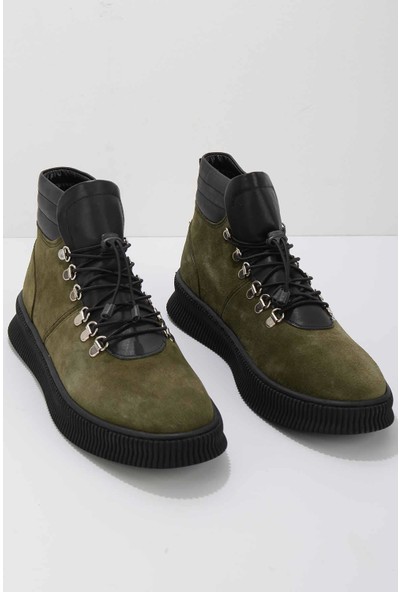 Bambi Haki Süet Erkek Bot & Bootie