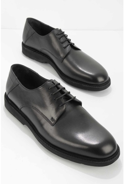 Bambi Siyah Erkek Oxford Ayakkabı