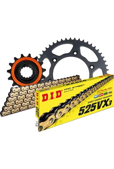 Did Honda Vfr 800 F Vtec 14-20 Did Zincir Dişli Set 16T-43T Did Honda Vfr 800 F Vtec 14-20 Did Zincir Dişli Set 16T-43T