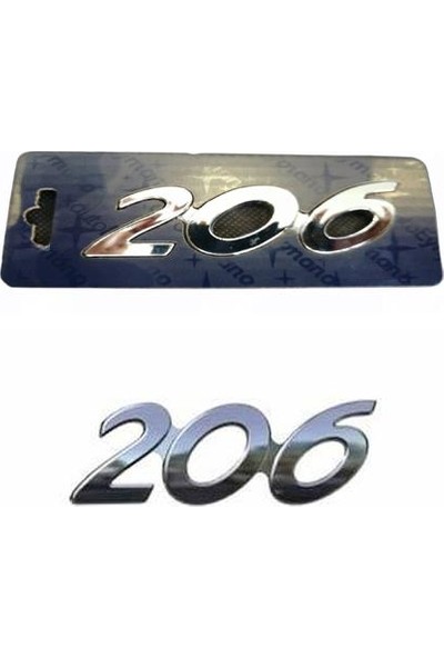Vtskörük Peugeot 206 Bagaj Yazısı 8663XV