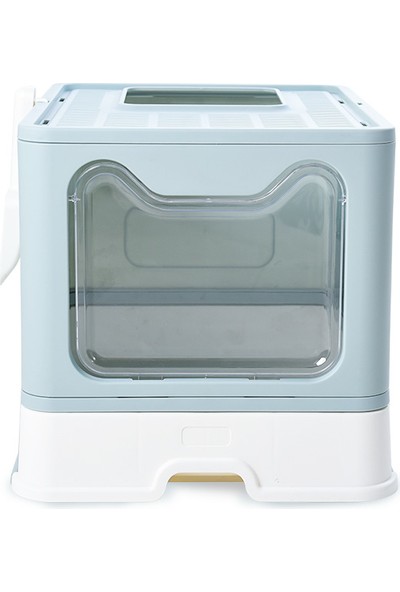 Miko Pet Mikopet Space Lux Msp-09-M Kedi Tuvaleti Mavi