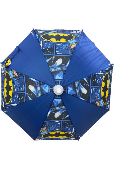 Rubenis Batman Plastik Kılıflı Düdüklü Baston Çocuk Şemsiyesi