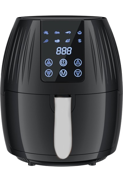 iHome Büyük Kapasiteli 5.5l Ev Akıllı Elektrikli Fritöz (Yurt Dışından)