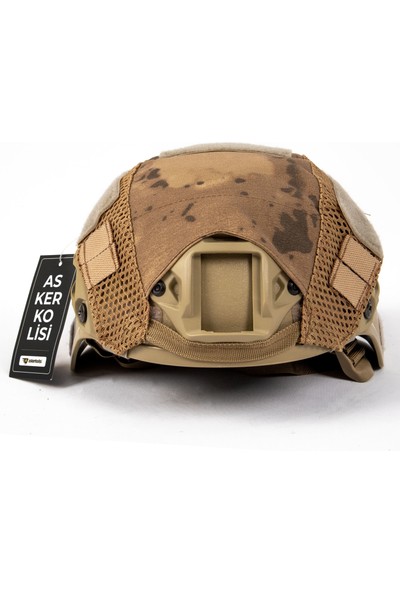 Jandarma Çöl Kamuflaj Kısa Airsoft Askeri Kask Kılıfı Jandarma Çöl Kamuflaj Kısa Airsoft Askeri Kask Kılıfı
