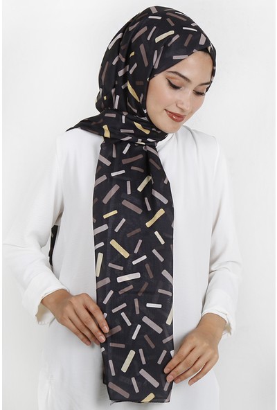 Renkli Butik Desenli Pamuk Şal