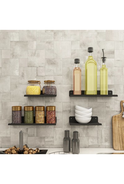 Lamizon Baharat Takımı Mutfak Rafı Baharatlık 2'li Set