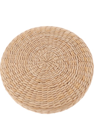 Baosity 12 '' Rustik Zemin Yastık Saman Pouf Koltuk Meditasyon Osmanlı Ev Dekor-S 30X30X6 cm (Yurt Dışından)