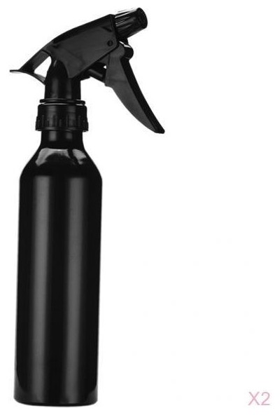 Baosity 2x Alüminyum Saç Şekillendirici Tetikleyici Sprey Şişesi Ince Mist Püskürtücü 250ML Siyah (Yurt Dışından) Baosity 2x Alüminyum Saç Şekillendirici Tetikleyici Sprey Şişesi Ince Mist Püskürtücü 250ML Siyah (Yurt Dışından)
