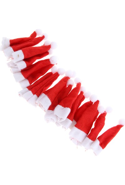 Baosity 20 Mini Noel Baba Şapkaları Noel Partisi Tatil Lolipop Üst Topper (Yurt Dışından) Baosity 20 Mini Noel Baba Şapkaları Noel Partisi Tatil Lolipop Üst Topper (Yurt Dışından)
