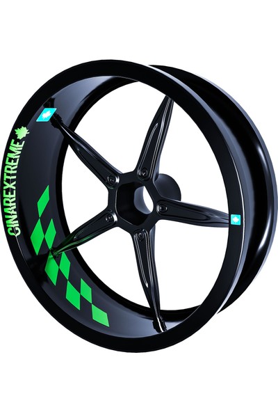 Çınar Extreme Gp Flag Damalı Orman Yeşili Iç Jant Şeridi Sticker Çınar Extreme Çınar Extreme Gp Flag Damalı Orman Yeşili Iç Jant Şeridi Sticker Çınar Extreme