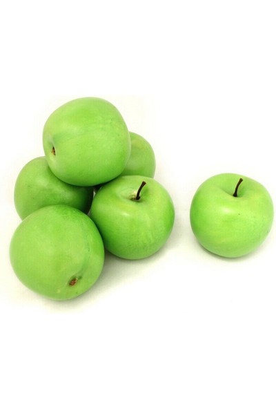 Nettenevime Yapay Yeşil Elma 6 Lı Paket Yapay Meyve