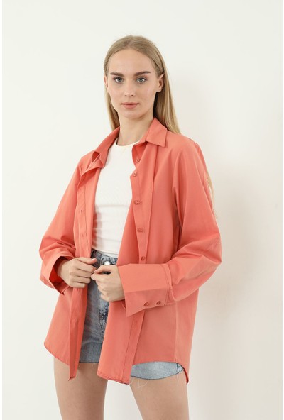 Foremia Poplin Gömlek-Yavru Ağzı