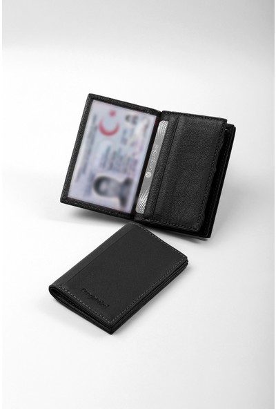 Cengiz Pakel Deri Siyah Kartlık 2305T