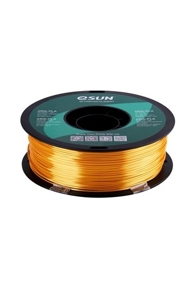 Esun - Esilk-Pla + Filament 1.75 mm Altın (Gold) Esun - Esilk-Pla + Filament 1.75 mm Altın (Gold)