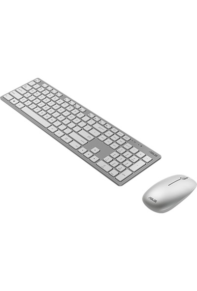 Asus W5000 Beyaz Kablosuz Klavye Mouse Set - Türkçe Q Asus W5000 Beyaz Kablosuz Klavye Mouse Set - Türkçe Q