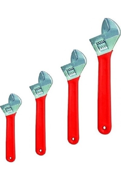 Kayasan Kurbağacık Ingiliz Anahtar 6-8-10-12 Inç 4 Parça