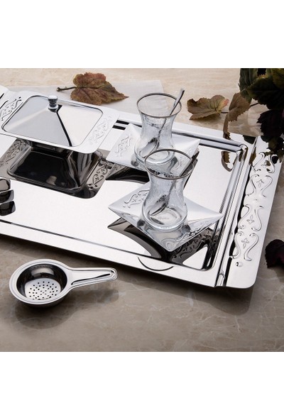 Nehir Çırağan Sade Çay Tabağı