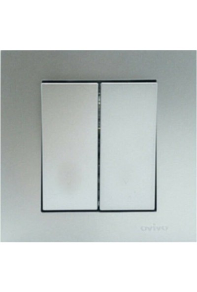 Ovivo Grano Gümüş Komütatör Çerçeveli