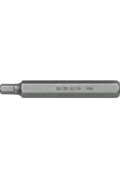 Ceta Form CB/2108G Sıkıştırma Yuvalı Allen Bits Uç-Uzun Tip 8X75 mm