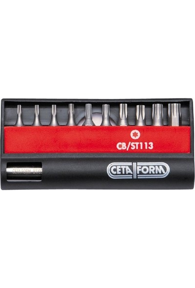 Ceta Form CB/ST113 Bits Uç Takımı 11 Parça (Torx) Ceta Form CB/ST113 Bits Uç Takımı 11 Parça (Torx)