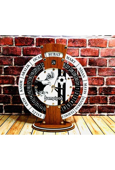Special Hediye Ahşap Sonsuz Takvimli Maya Saati Bjk Temalı Special Hediye Ahşap Sonsuz Takvimli Maya Saati Bjk Temalı
