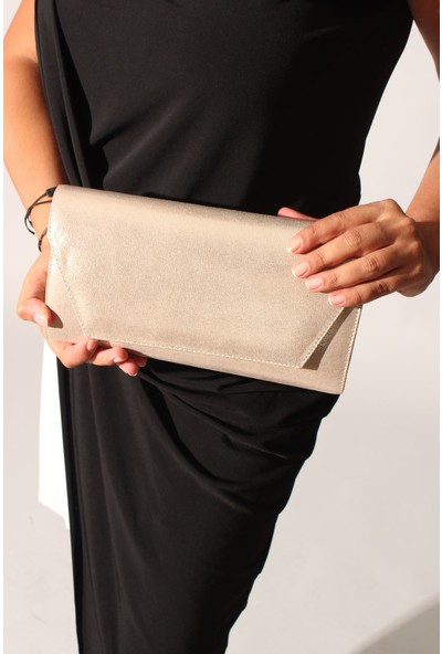 Rovigo Plus Sıvama Altın Kadın Çanta