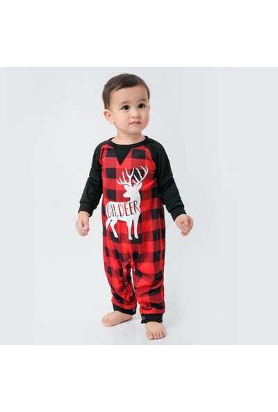 Sakuraa Bebek Noel Baskı Iki Parçalı Pijama X6521 (3-6 Ay) (Yurt Dışından) Sakuraa Bebek Noel Baskı Iki Parçalı Pijama X6521 (3-6 Ay) (Yurt Dışından)