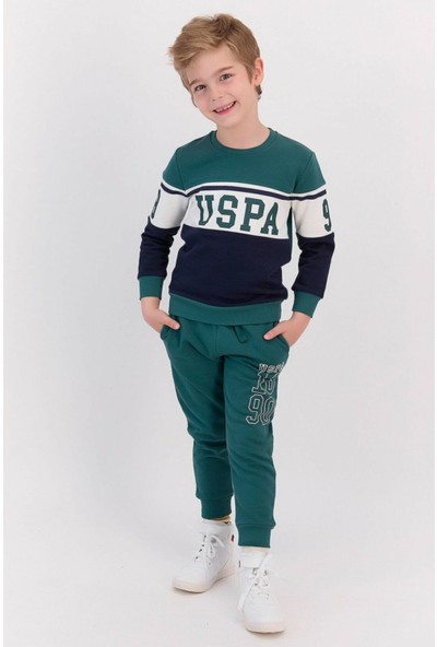 U.S. Polo Assn. Us Polo US919-4 Erkek Çocuk Eşofman Takımı Koyu Haki U.S. Polo Assn. Us Polo US919-4 Erkek Çocuk Eşofman Takımı Koyu Haki