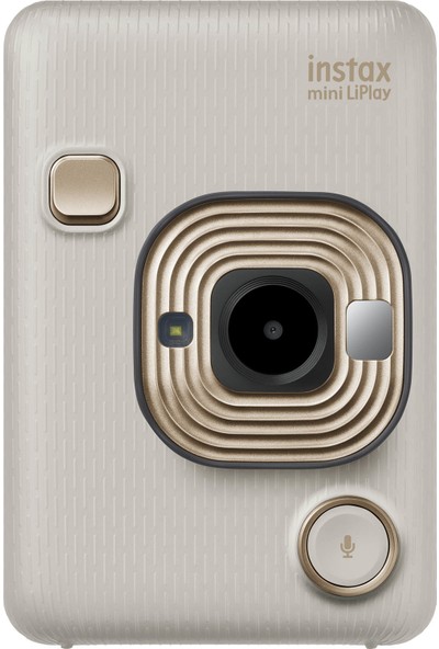 Fujifilm Instax Mini Liplay Beige Gold Fotoğraf Makinesi Fujifilm Instax Mini Liplay Beige Gold Fotoğraf Makinesi