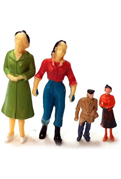 Vox Art 10'lü Maket Renkli Insanlar 1:100 Ölçek (Vım-60)