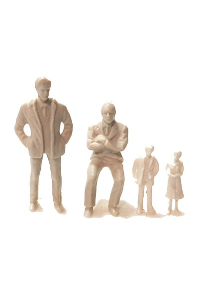 Vox Art 15'lu Maket Beyaz Insanlar 1:200 Ölçek (Vım-65)