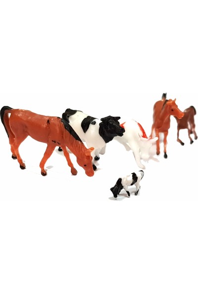 Vox Art 6'lı Maket Hayvan Figürleri 1:100 Ölçek (Vım-68) Vox Art 6'lı Maket Hayvan Figürleri 1:100 Ölçek (Vım-68)