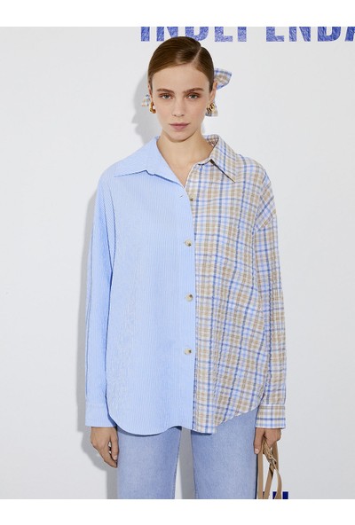 Nocturne Garnili Oversize Gömlek