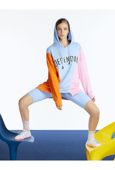 Nocturne Baskılı Oversize Sweatshirt Nocturne Baskılı Oversize Sweatshirt