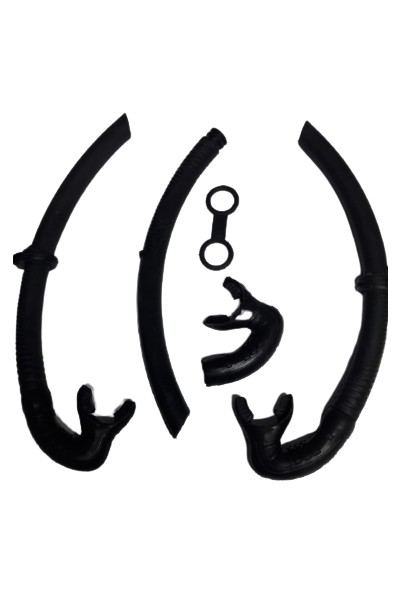 Diverman Esnek Silikon Şnorkel - Serbest Dalış ve Zıpkın Avı