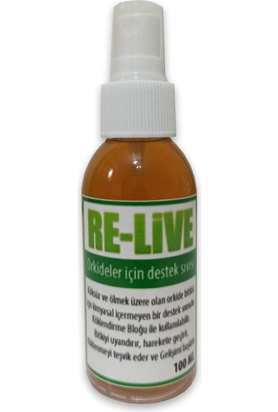 Re-Live Bitki Canlandırıcı Tonik - 100 ml Turuncu