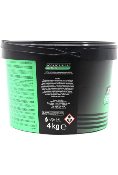 Petrol Ofisi Kauçuklu Gres 4 kg Kalsiyum Esaslı Yeşil Petrol Ofisi Kauçuklu Gres 4 kg Kalsiyum Esaslı Yeşil