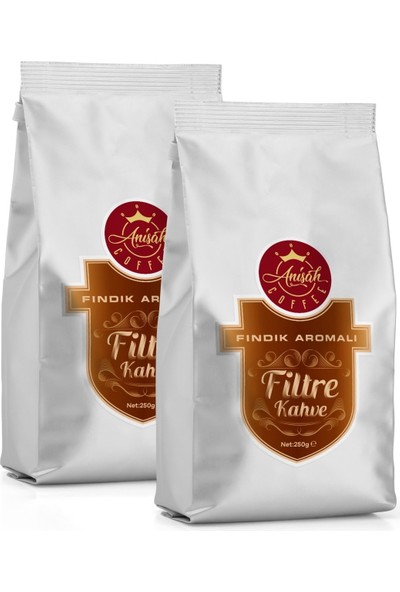 Anisah Fındık Aromalı Filtre Kahve 2 x 250 gr