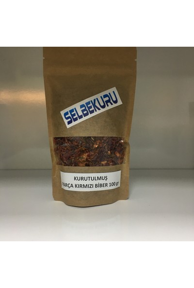 Selbekuru Kurutulmuş Parça Kırmızı Biber 100 gr