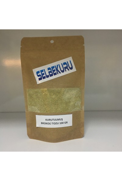 Selbekuru Kurutulmuş Brokoli Tozu 100 gr